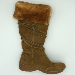 Ruff Hewn | Shoes | Ruff Hewn Fiona Suede Leather Boots Tan | Poshmark